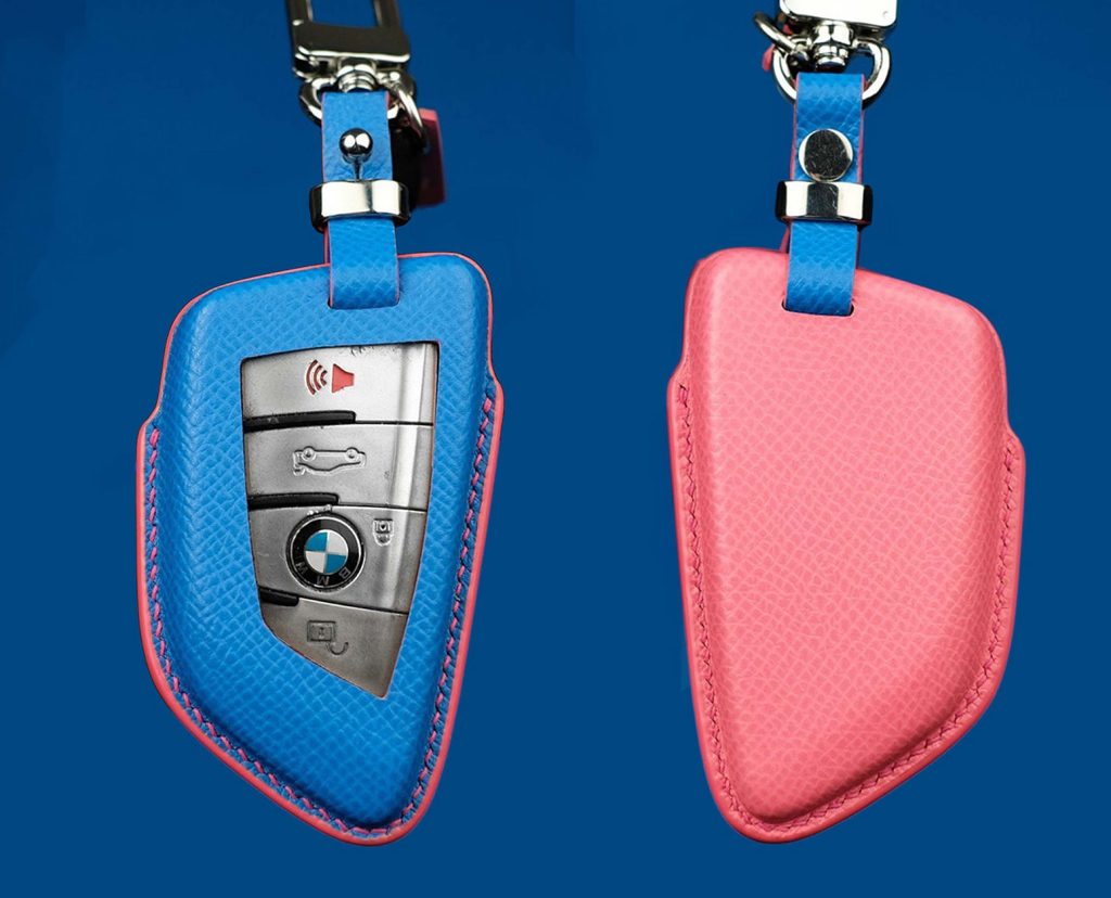 BMW Series Leather Key Fob Case | Personalized BMW Key Fob Cover ...