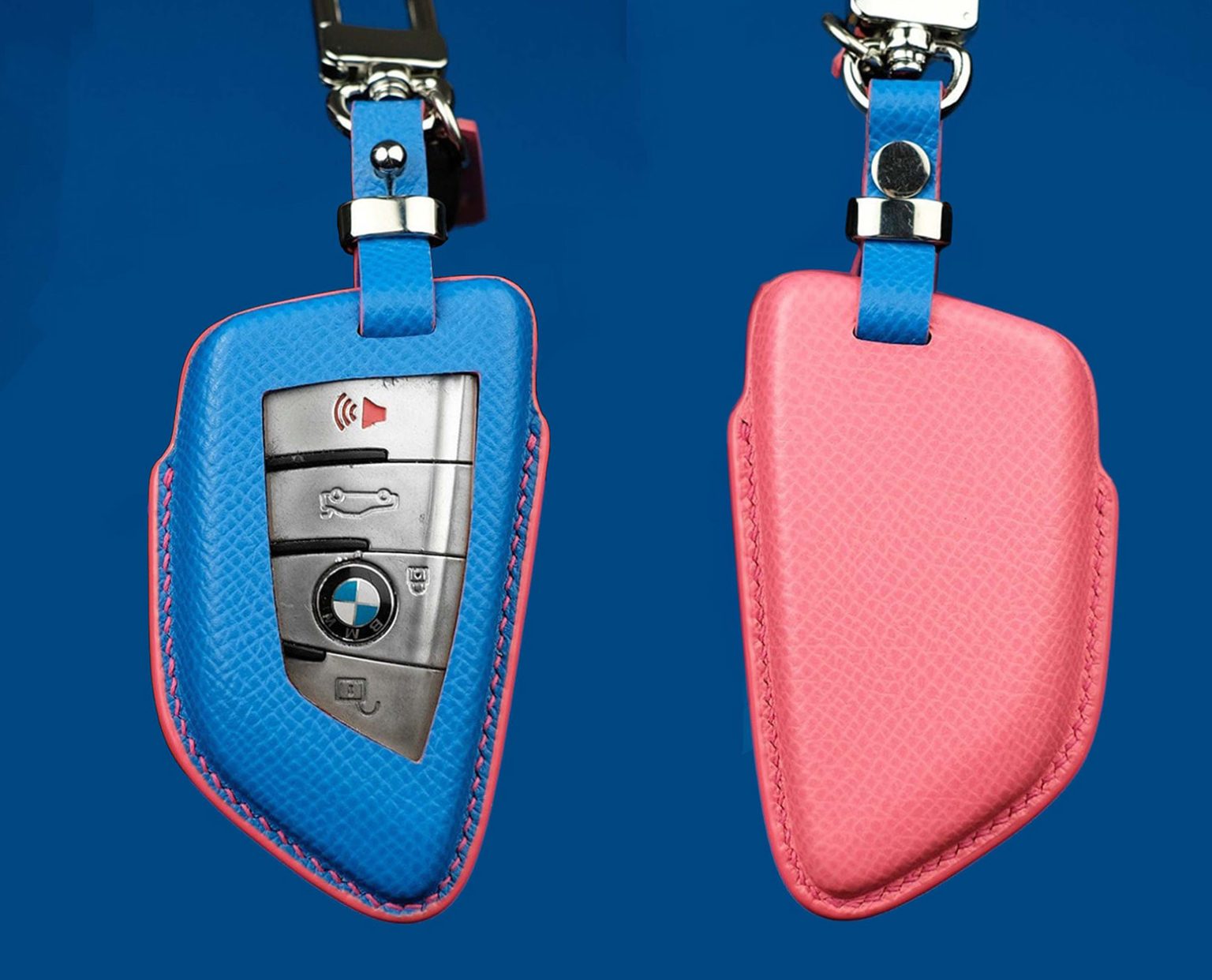 BMW Series Leather Key Fob Case | Personalized BMW Key Fob Cover ...