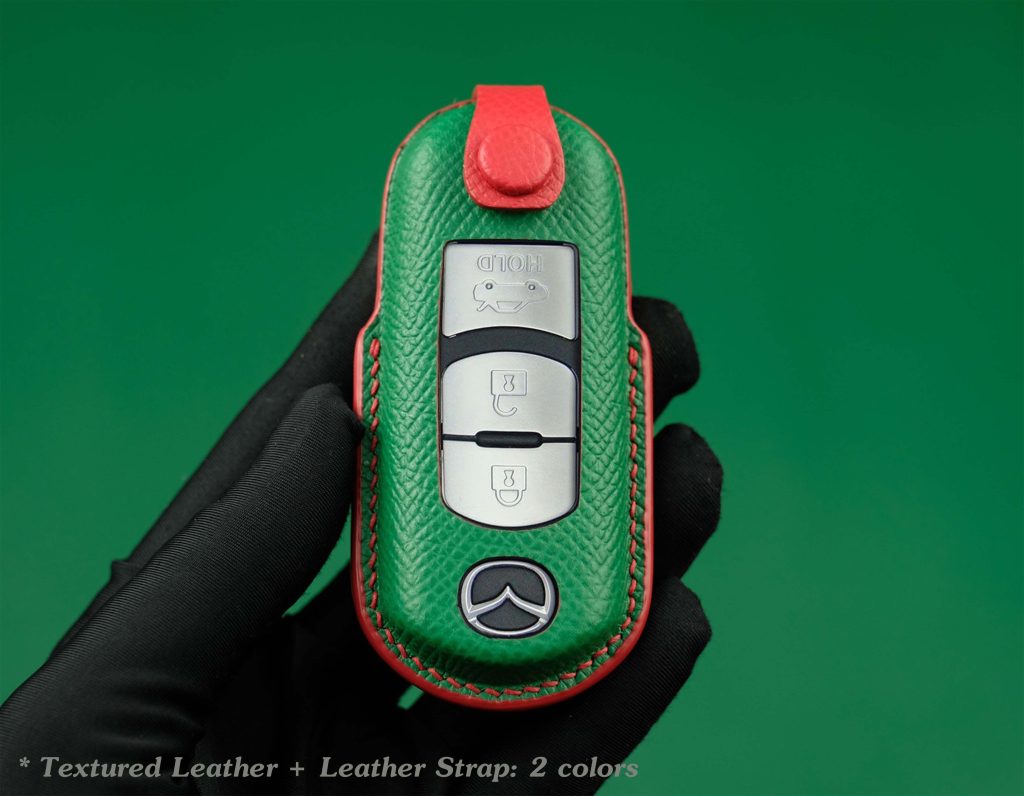 Custom Leather Mazda Key Fob Case | Personalized Mazda Series Fobs Case ...