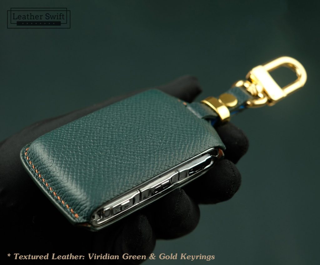 Customizable Leather Key Fob Case Cover for Volvo | Personalized Volvo ...