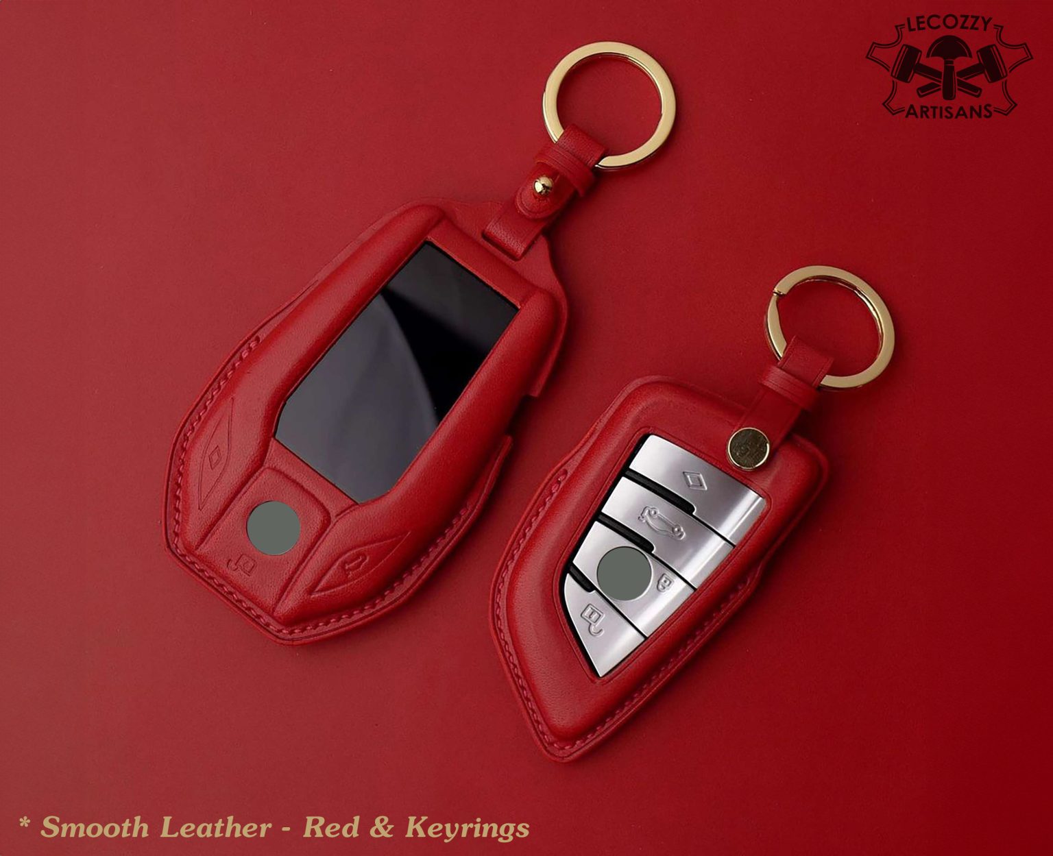 BMW Series Leather Key Fob Case | Fit for BMW X3 X4 X5 X6 X7 | Leather ...