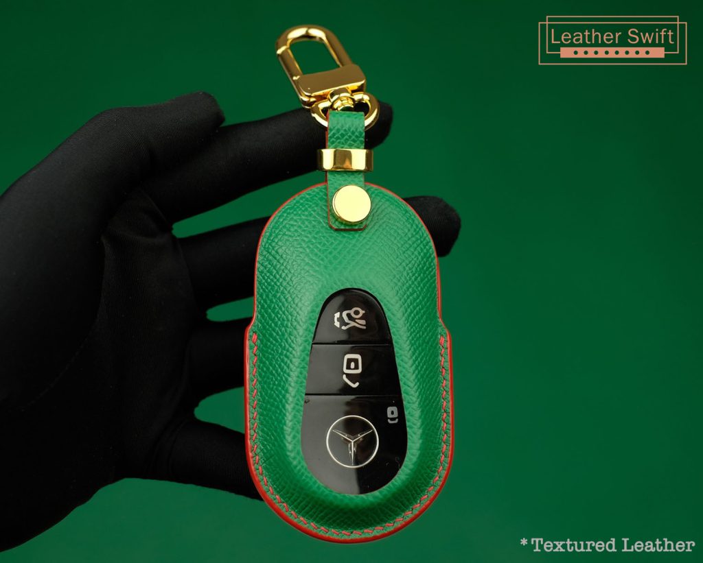 Custom Mercedes-Benz S 580 Remote Smart Key Shell | Leather Car Key ...